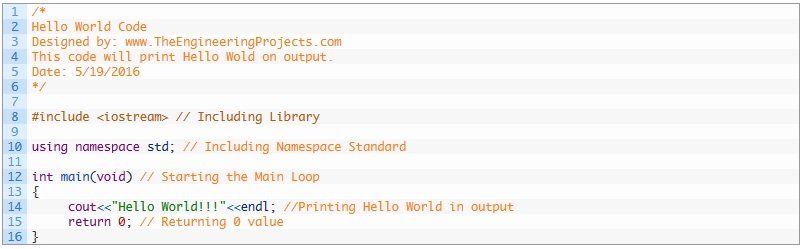Tag How To Use Comments In C The Engineering Projects