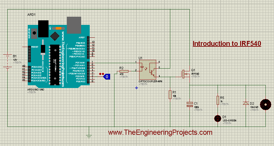 Introduction To IRF540 The Engineering Projects