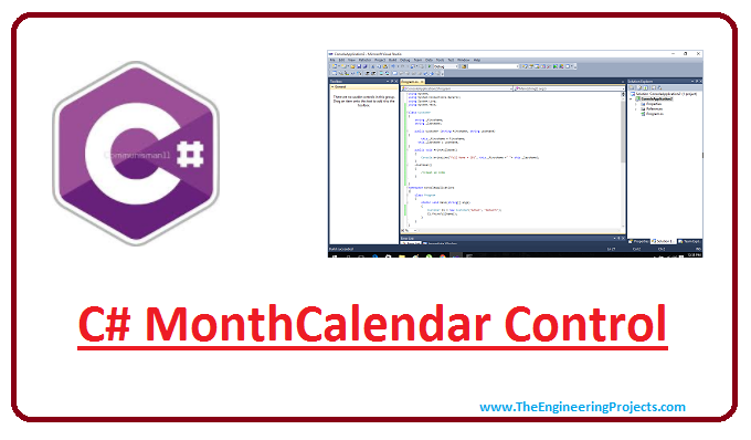 C Monthcalendar Control The Engineering Projects