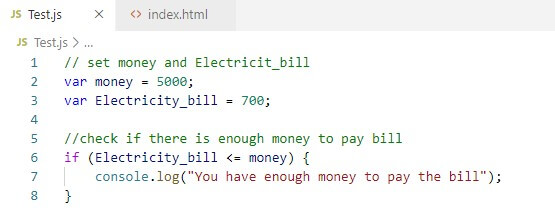If Else Statement In JavaScript The Engineering Projects