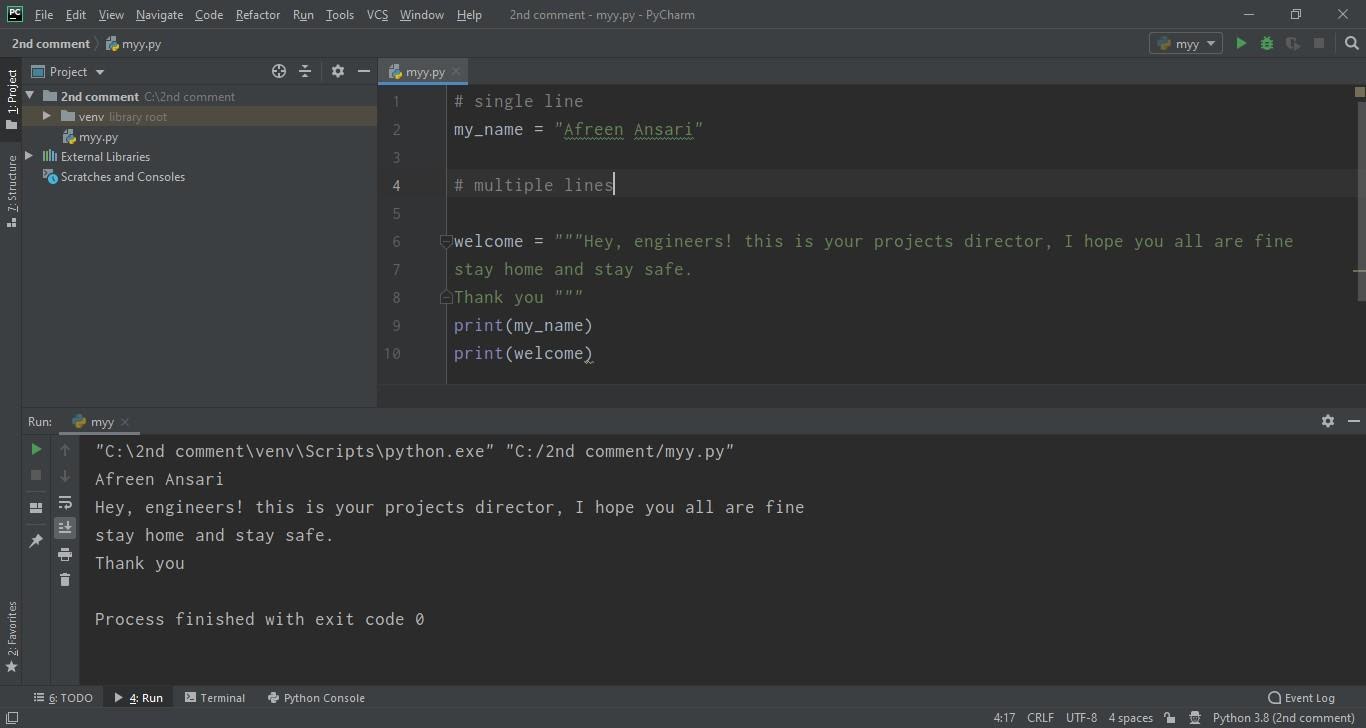 How To Use String In Python The Engineering Projects