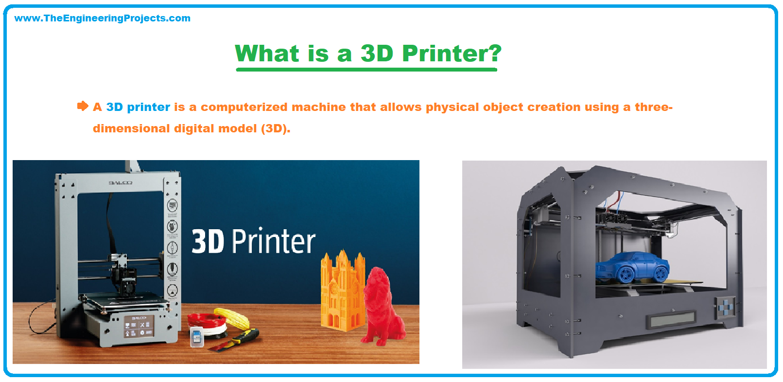 Tag Definition Of 3D Printer The Engineering Projects