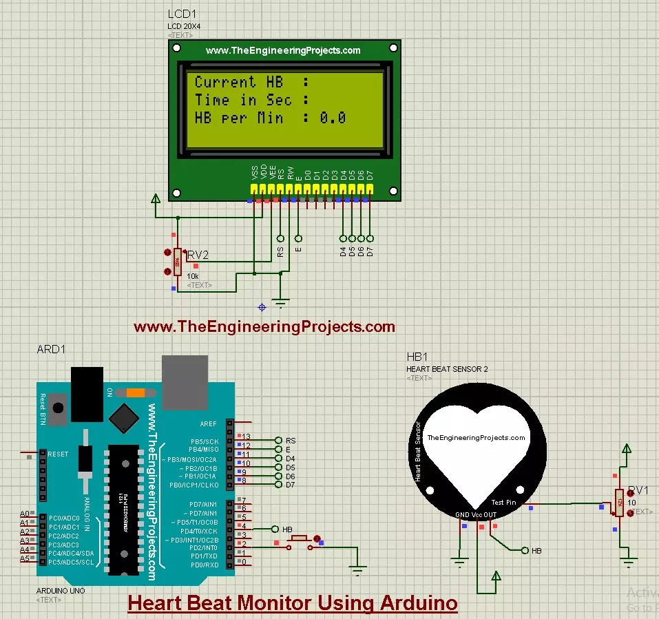 Heart Beat Sensor With Arduino Heart Pulse Measurement 45 Off